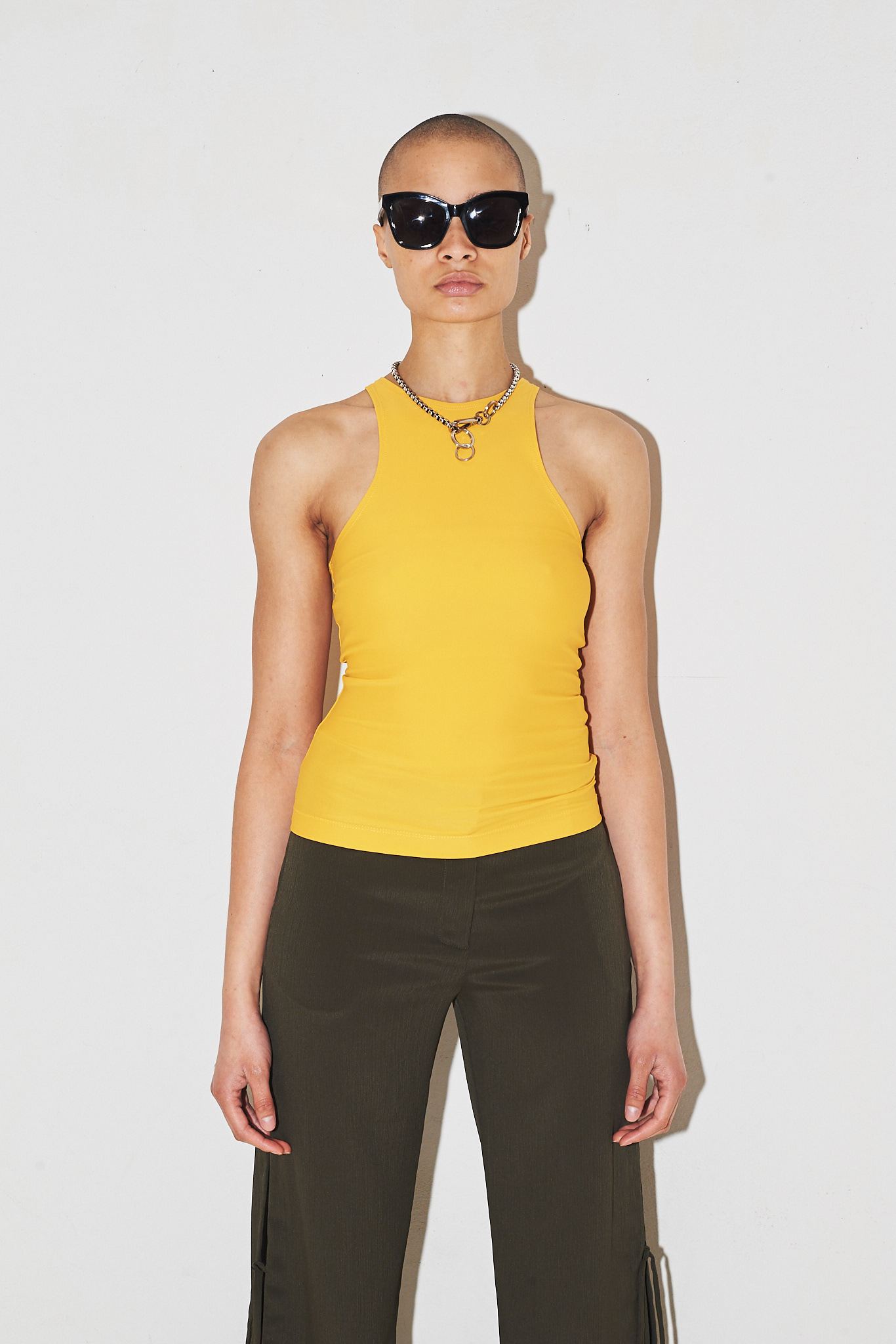 Assembly New York Spandex Swim Tank - yellow | Garmentory