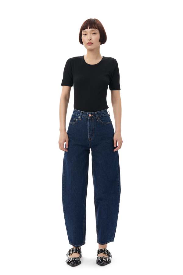 Ganni Dark Blue Vintage Stary Jeans - Dark Blue | Garmentory