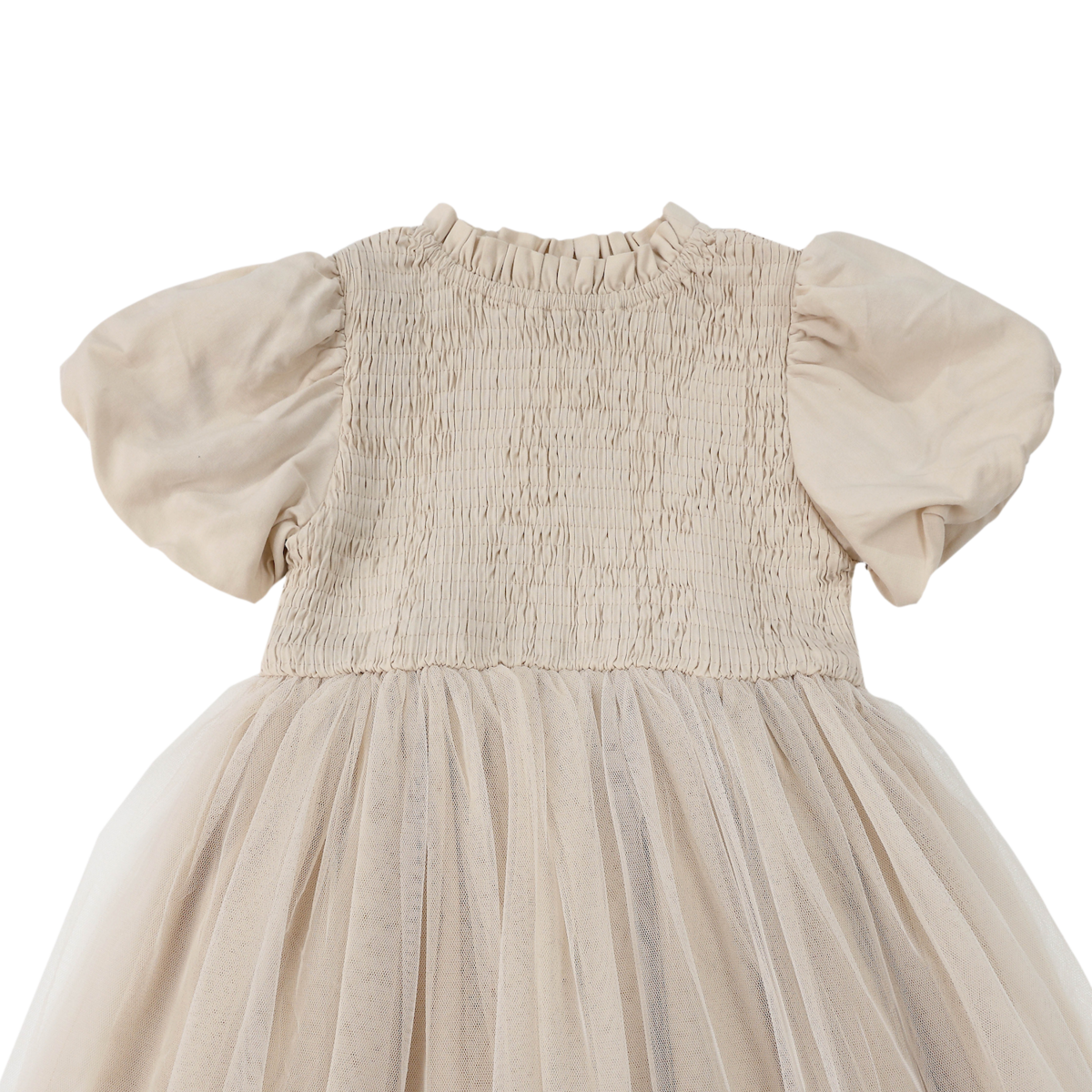 Kids Donsje Ambre Dress - Warm White | Garmentory