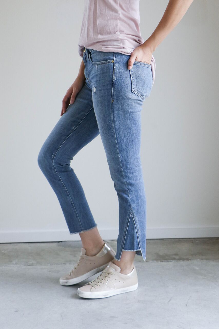 Frame Denim Le Boy Jeans with Gusset in Beaudry | Garmentory
