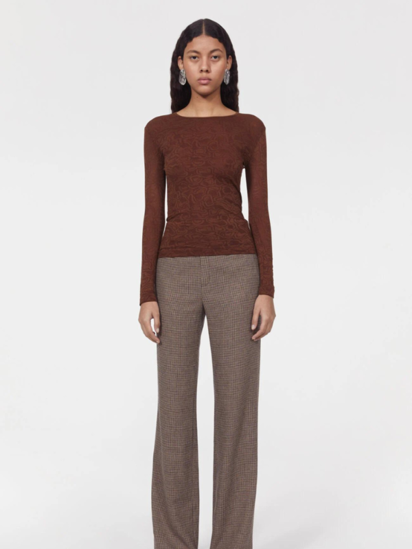 Rodebjer Henna Top - Dark Brown | Garmentory