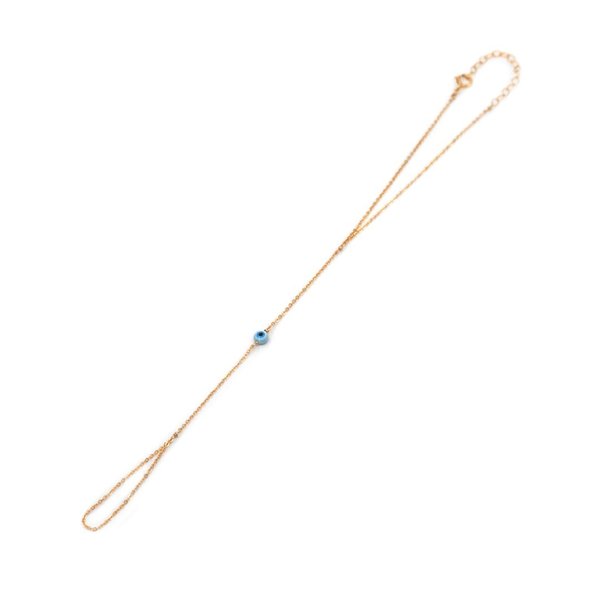 The Rooted Gem Collective Shell Eye Hand Chain | Garmentory