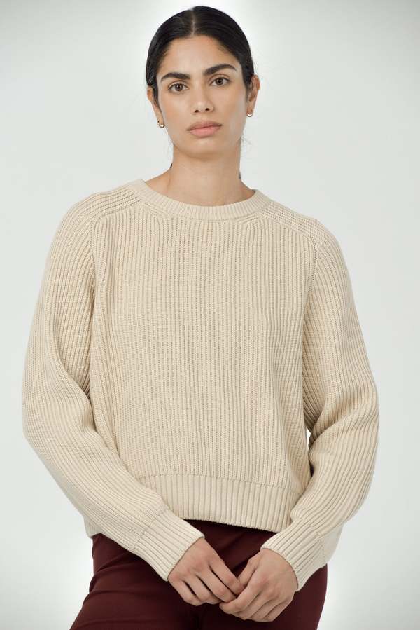 Paper Label Avery Crew Neck Cotton Sweater | Garmentory