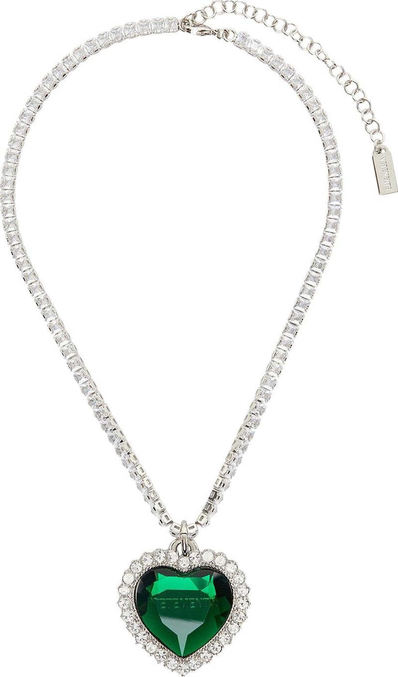 Vetements Crystal Heart Necklace 100 BRASS