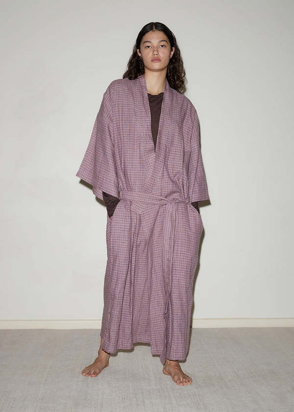 Deiji Studios The 02 Robe - Musk Check | Garmentory