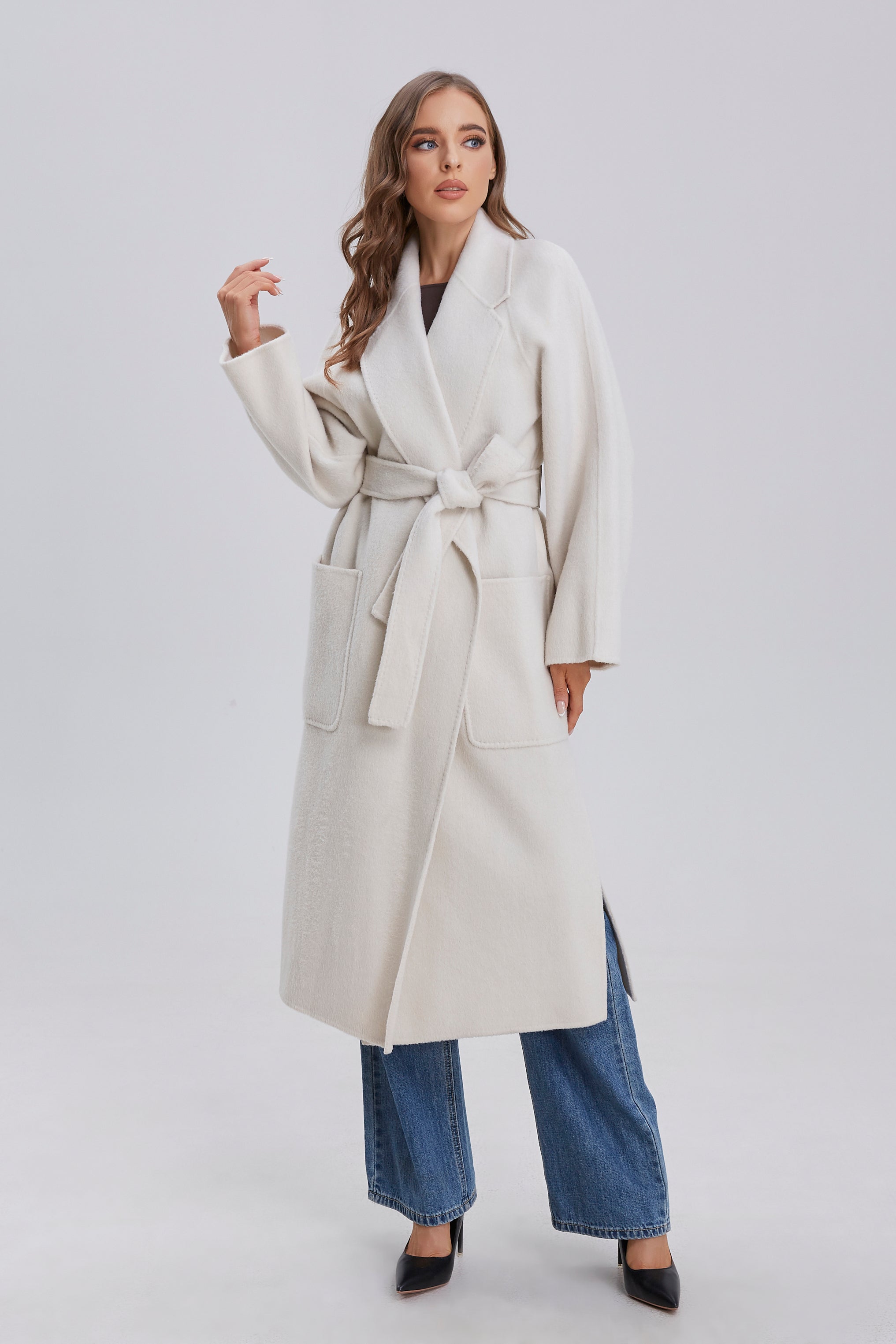Mary Lo The Lotus Longline Coat | Garmentory