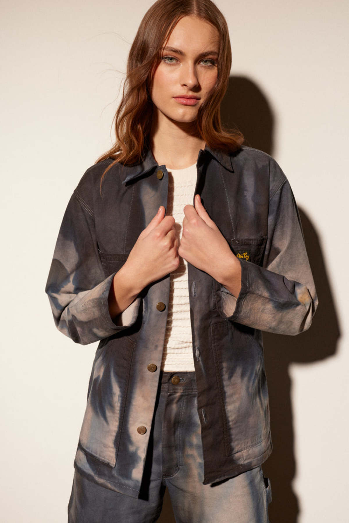 Riverside Tool & Dye X Stan Ray Dyed Work Coat - Smokestack | Garmentory