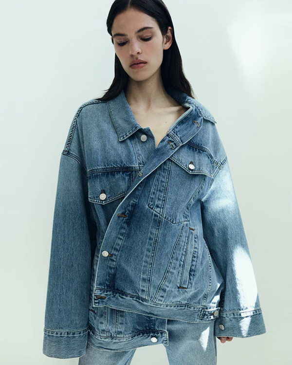 AGOLDE Reworked Wayne Jacket - Clarity Wash | Garmentory