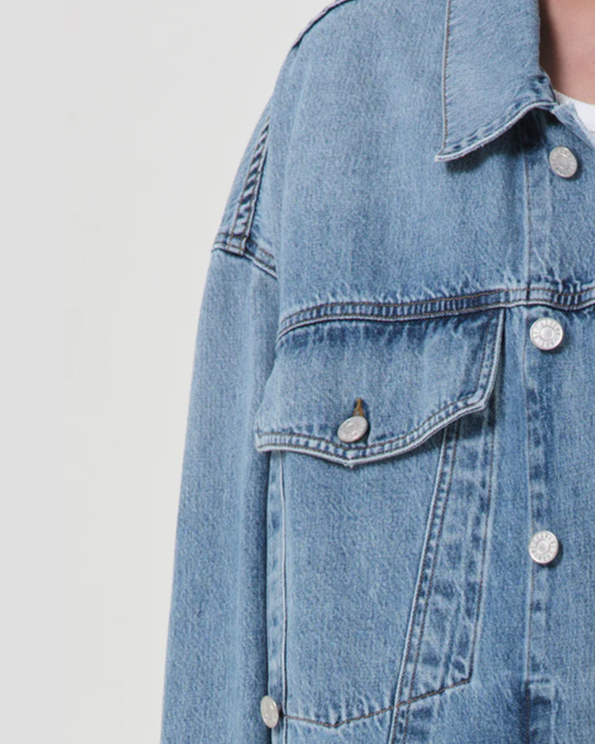 AGOLDE Reworked Wayne Jacket - Clarity Wash | Garmentory