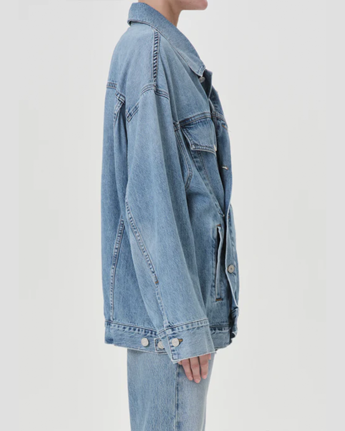 AGOLDE Reworked Wayne Jacket - Clarity Wash | Garmentory