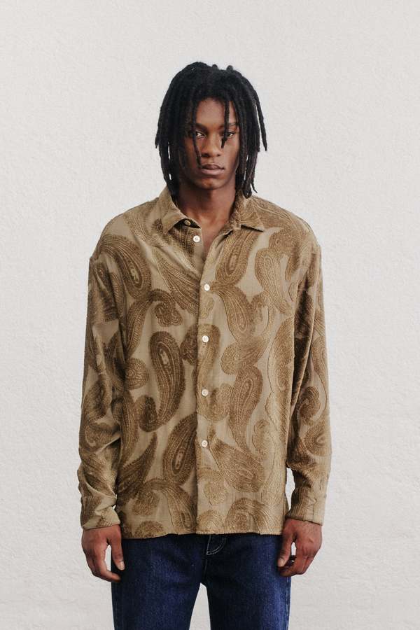 A Kind of Guise Derbin Shirt - Velvet Paisley | Garmentory
