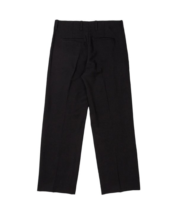 Our Legacy Borrow Chino - Black Panama Wool | Garmentory