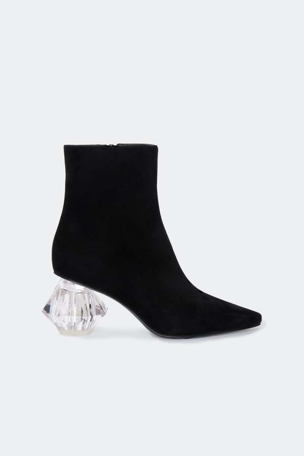 Simon Miller Suede Crystal Kuki Boot - Black | Garmentory