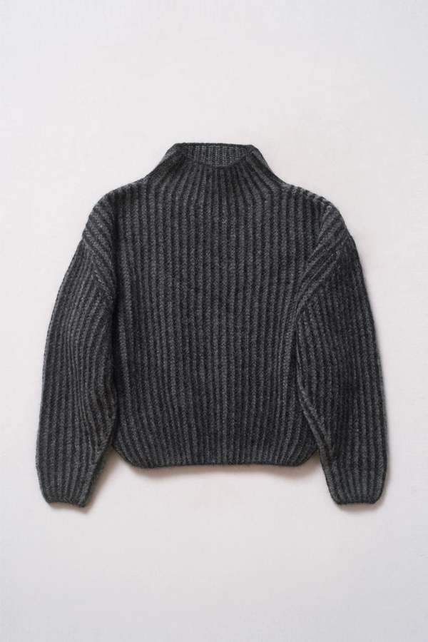 Micaela Greg Ines Sweater - Charcoal | Garmentory
