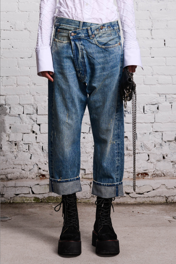 R13 Crossover Jean - Kelly Wash | Garmentory