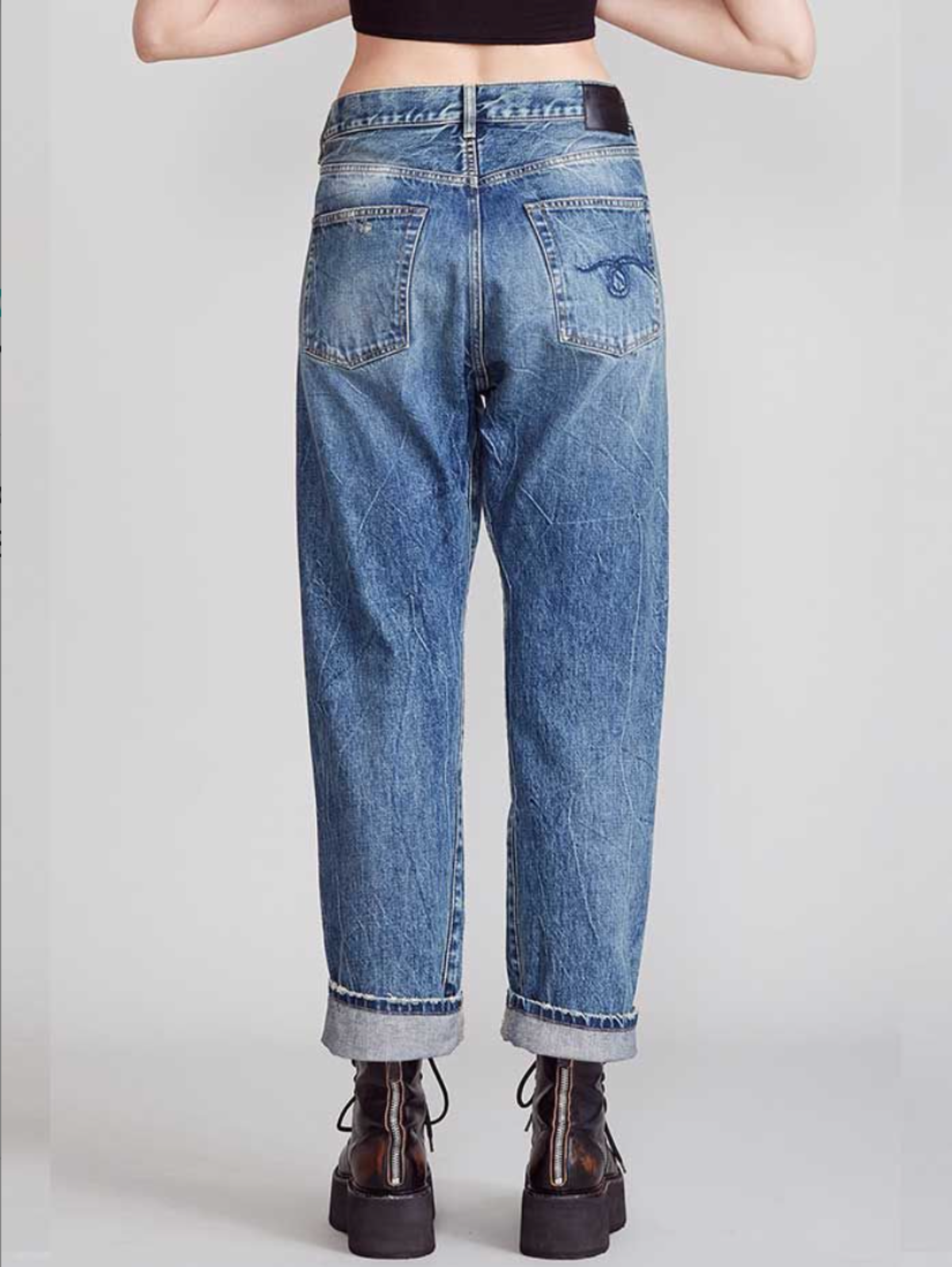 R13 Crossover Jean - Kelly Wash | Garmentory