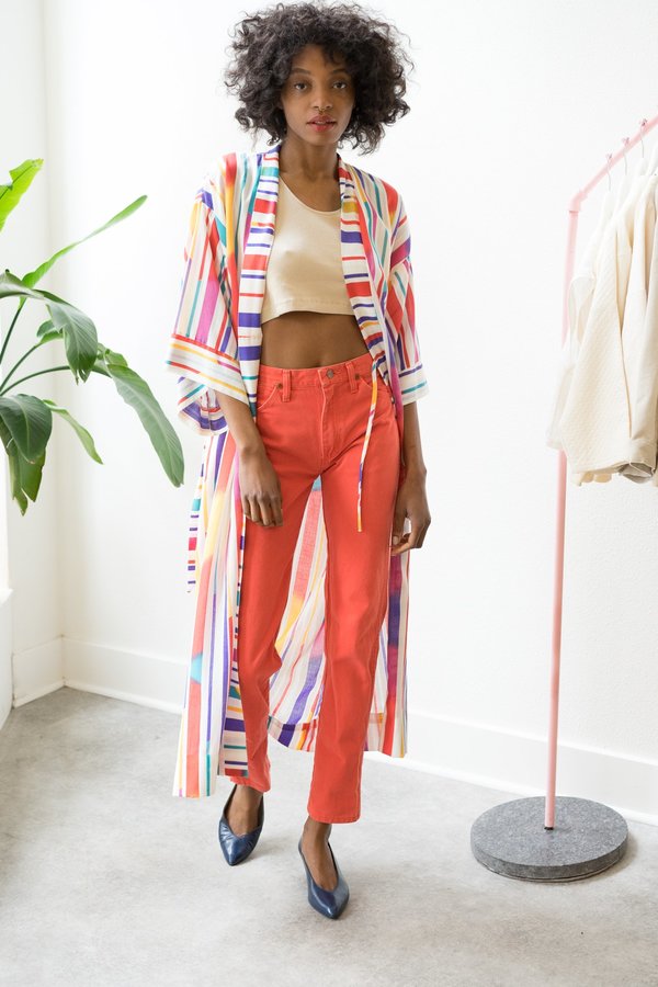 Backtalk PDX Vintage Rainbow Robe | Garmentory
