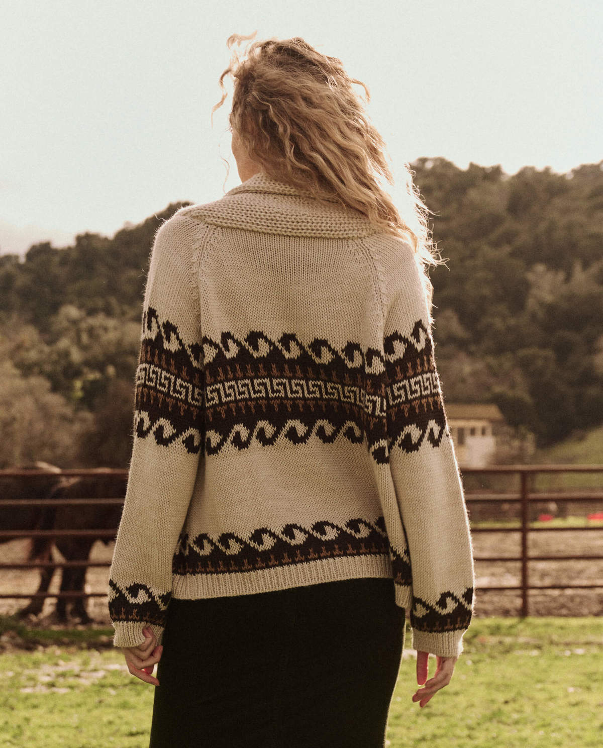The Great. The Greek Key Lodge Cardigan | Garmentory