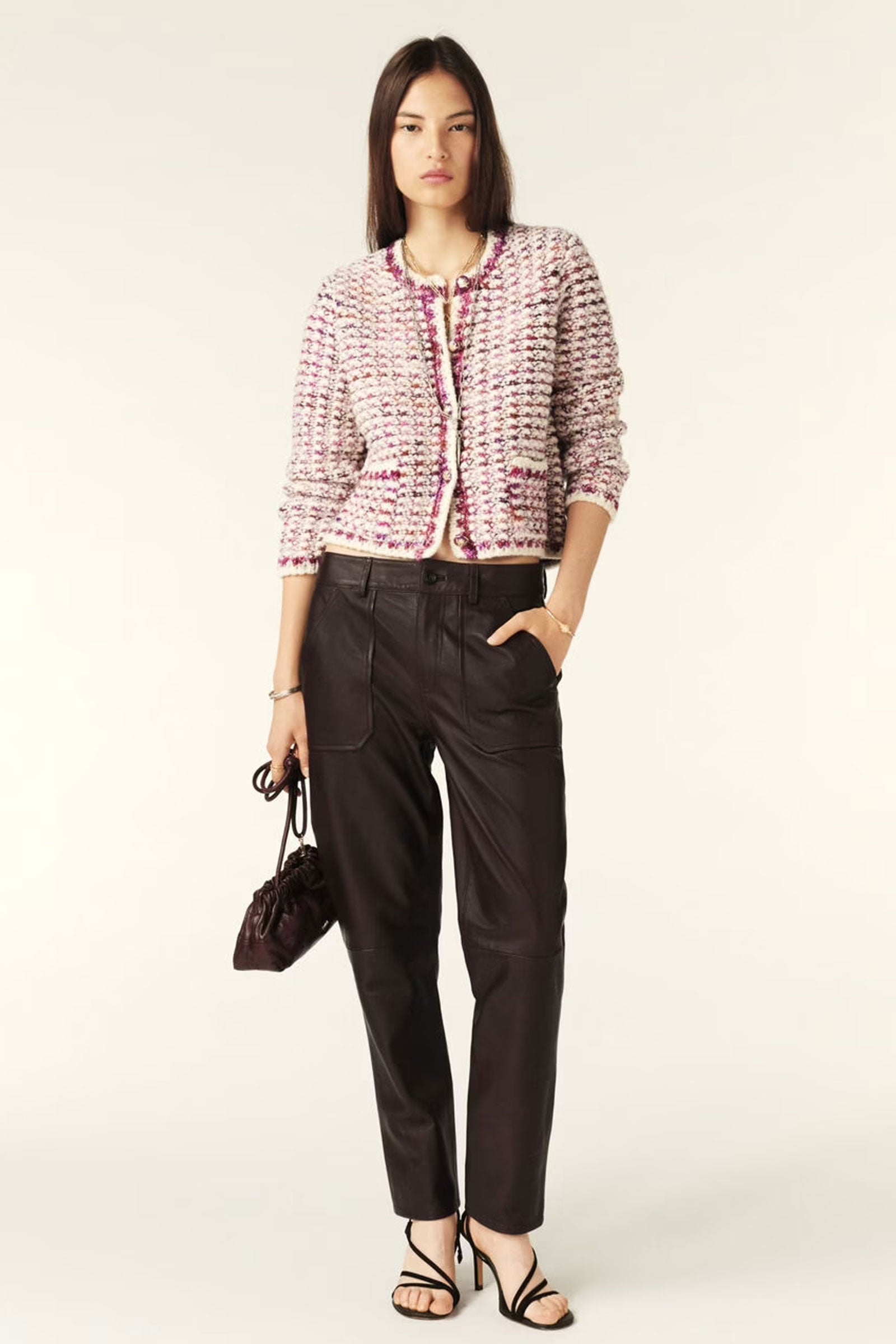 Ba&sh Beloni Cardigan - Ecru | Garmentory