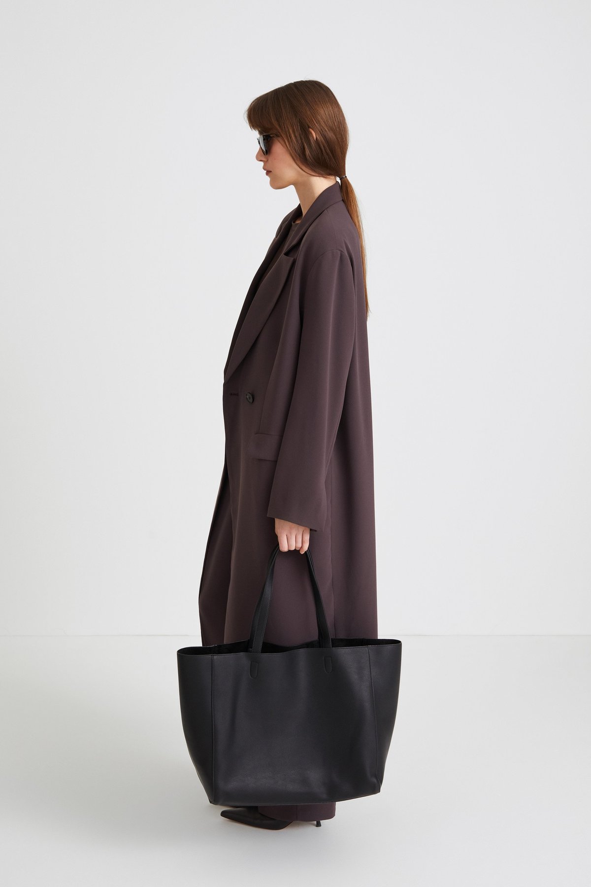 Stylein Busto Coat - Dark Brown | Garmentory