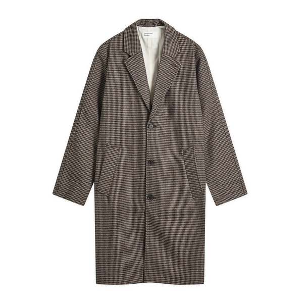 Universal Works Top Coat - Tweed Stone | Garmentory