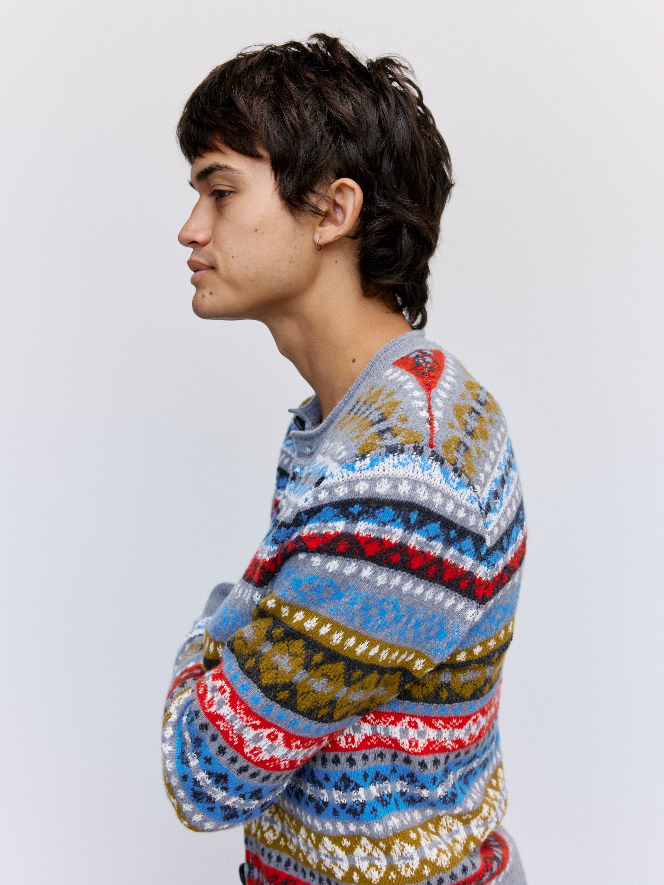 Wales Bonner Fairaisle Wool Astral Cardigan | Garmentory