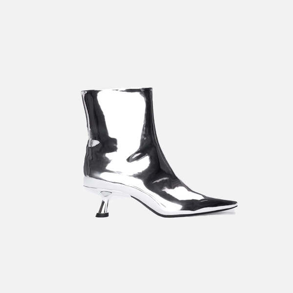 Simon Miller Chrome Kuki Boot - Silver | Garmentory