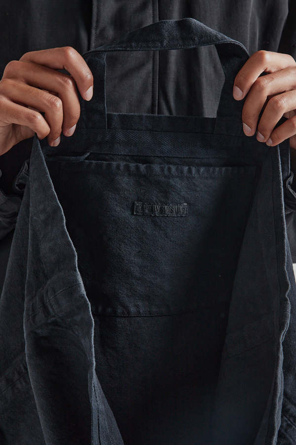 KAPTAIN SUNSHINE 2Way Tote Bag - Faded Black | Garmentory