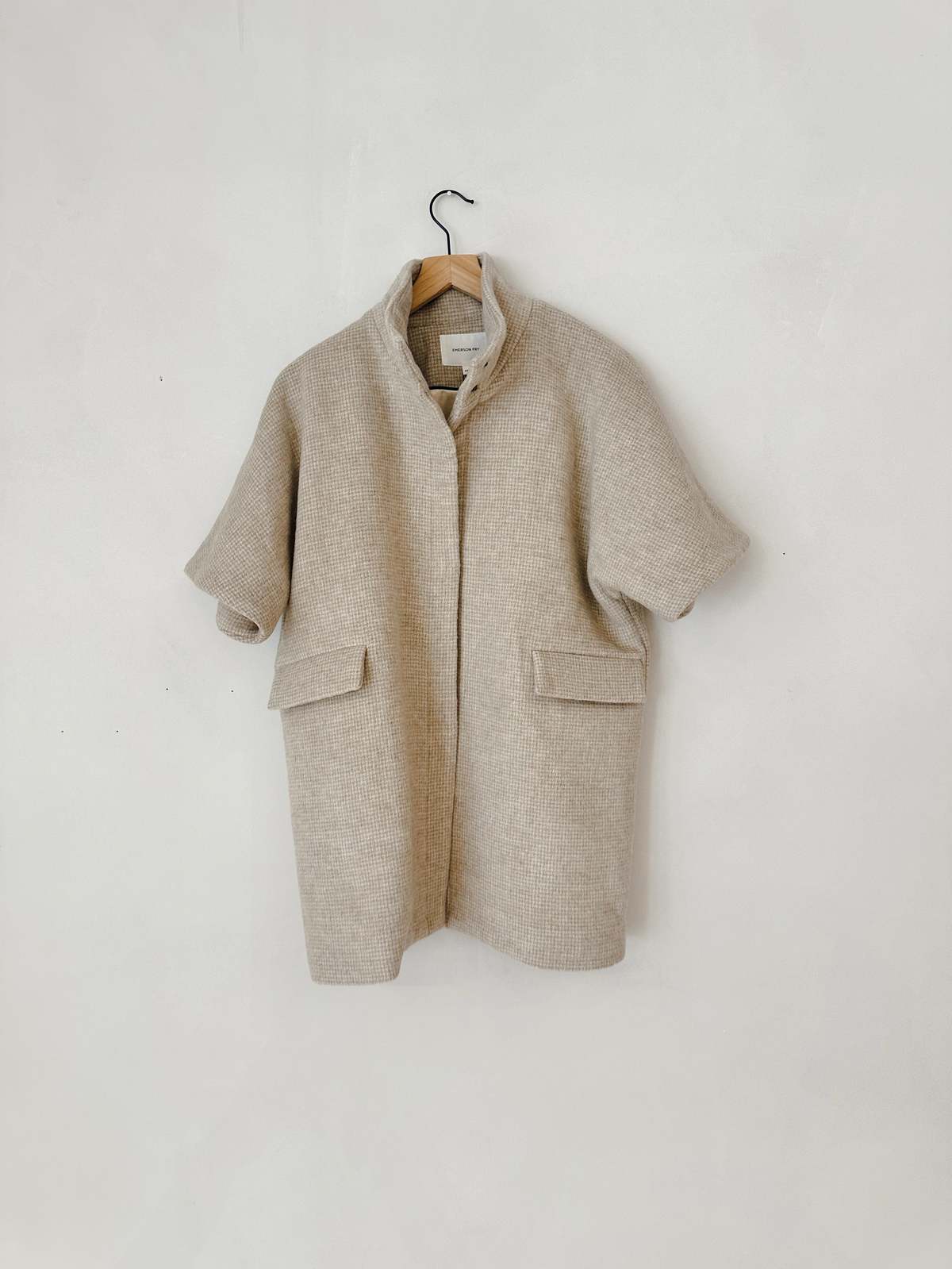 Emerson Fry Layering Jacket - Camel Houndstooth | Garmentory