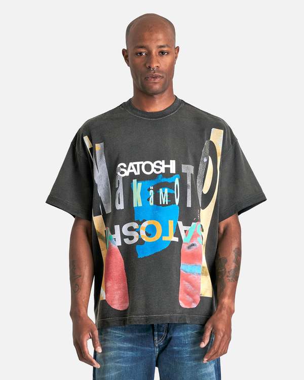 Mixed Paisley Vintage Upside T-Shirt - Vintage Black | Garmentory