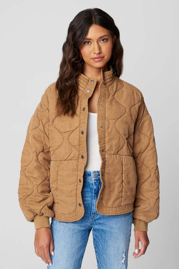 BLANK NYC Quilted Jacket - Chai Tea | Garmentory