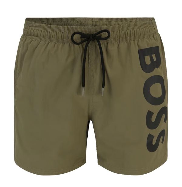 Hugo Boss Octopus Swim Trunks - Olive Green | Garmentory