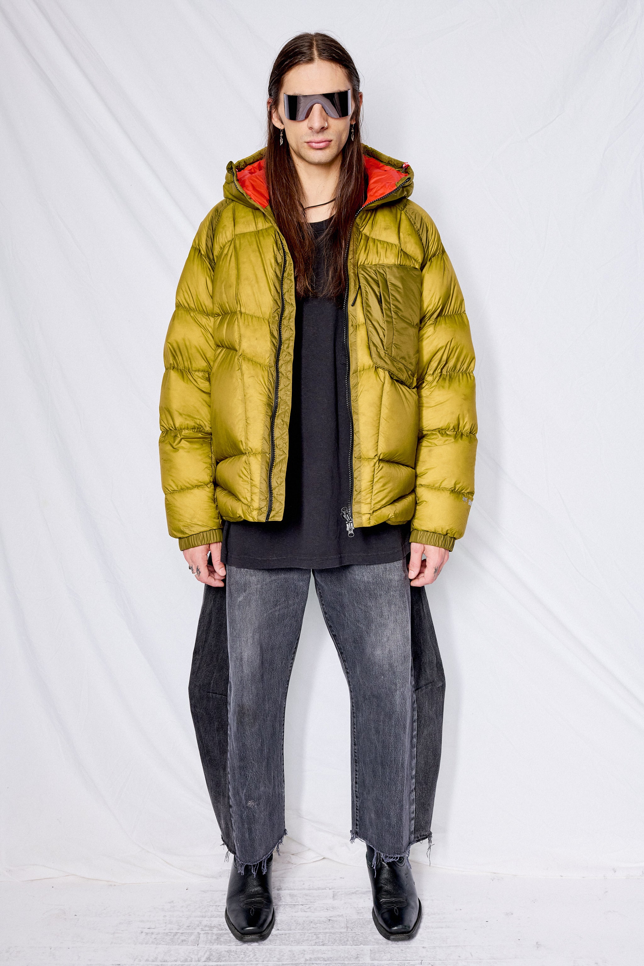 Bobcat Sheer Down Jacket - Avocado Meteor | Garmentory