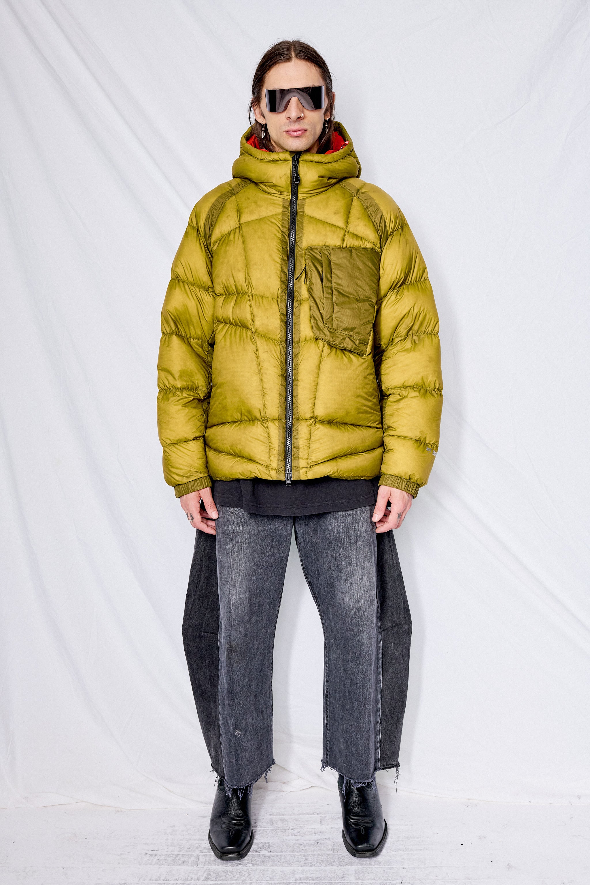 Bobcat Sheer Down Jacket - Avocado Meteor | Garmentory