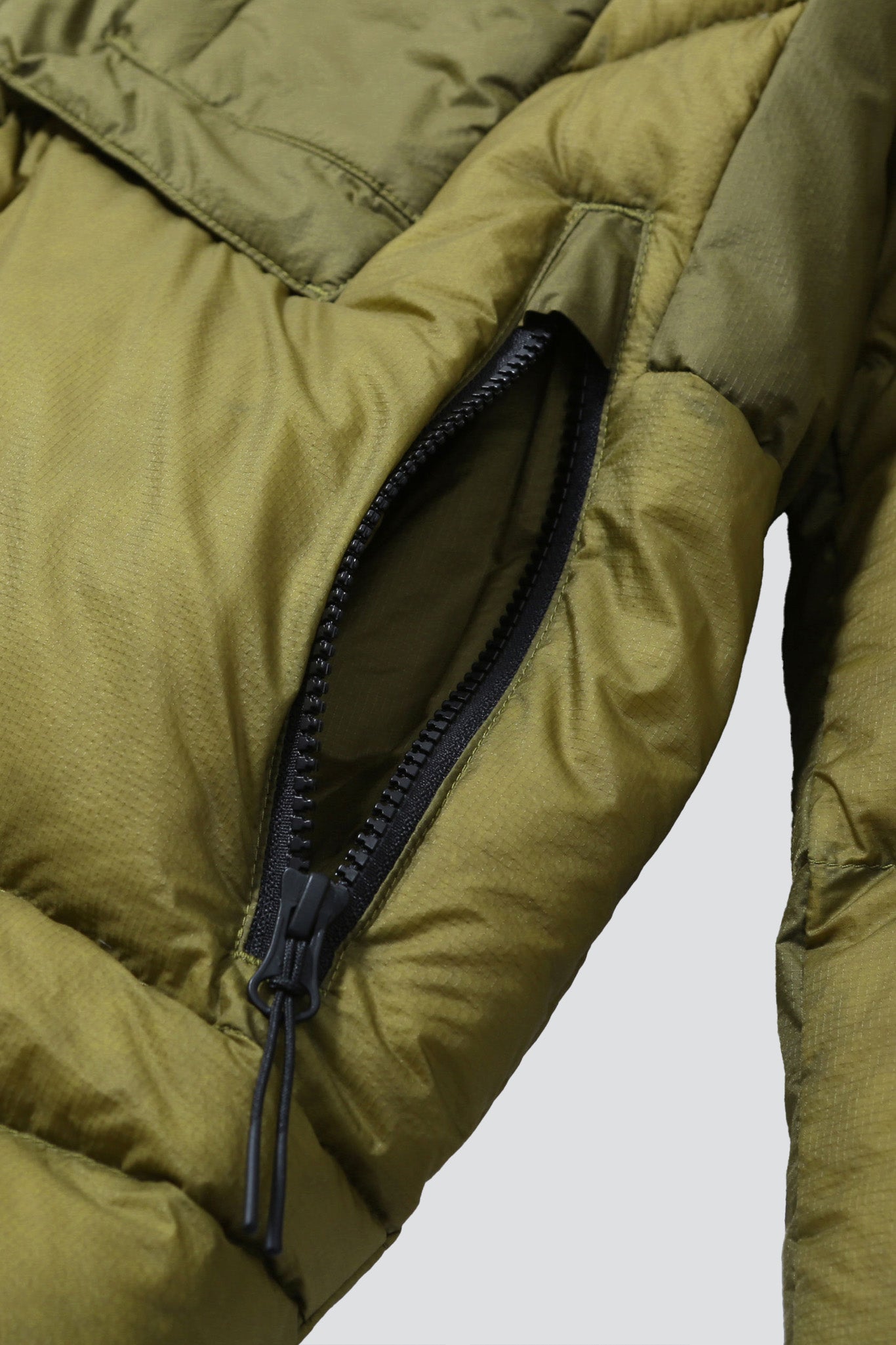 Bobcat Sheer Down Jacket - Avocado Meteor | Garmentory
