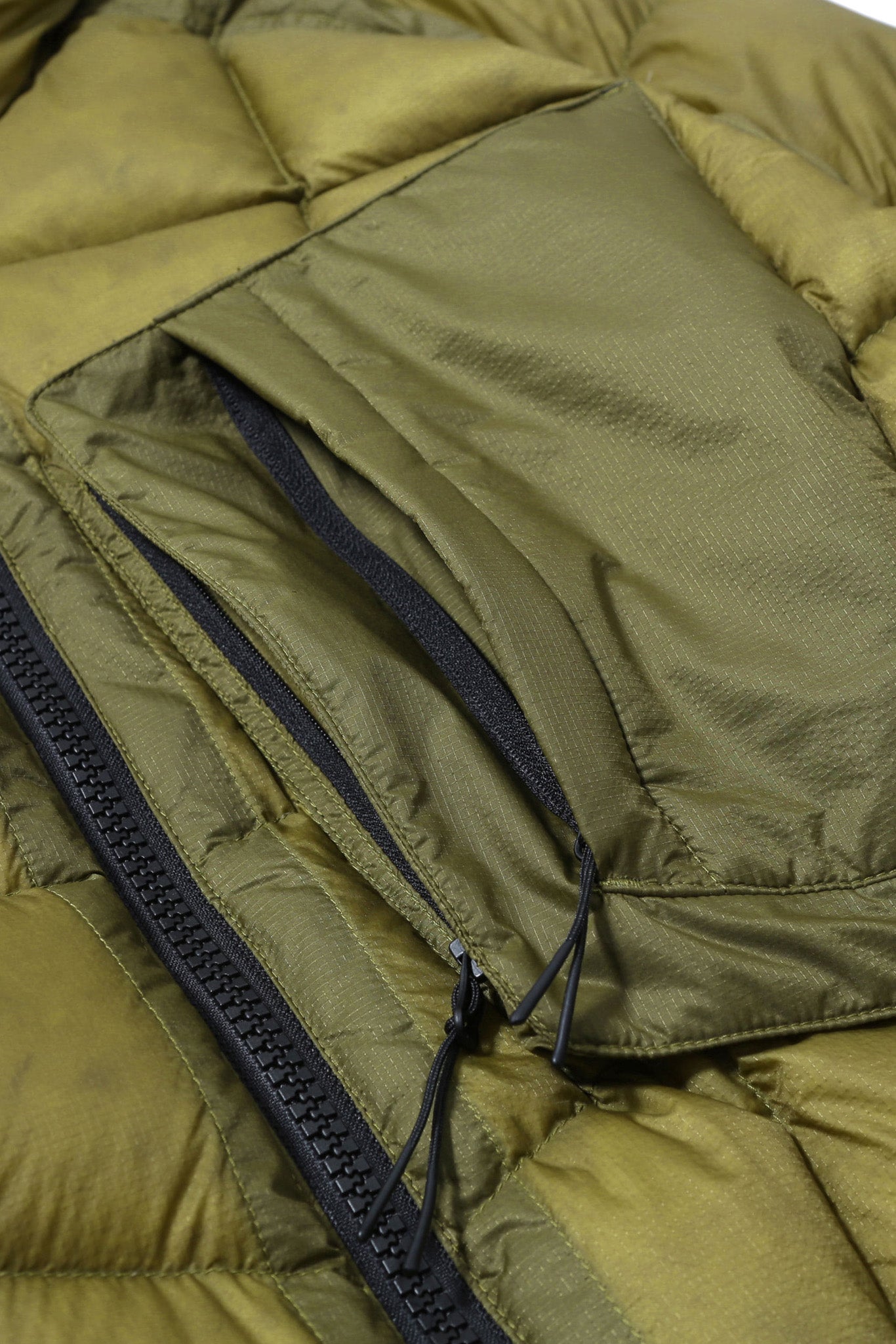 Bobcat Sheer Down Jacket - Avocado Meteor | Garmentory