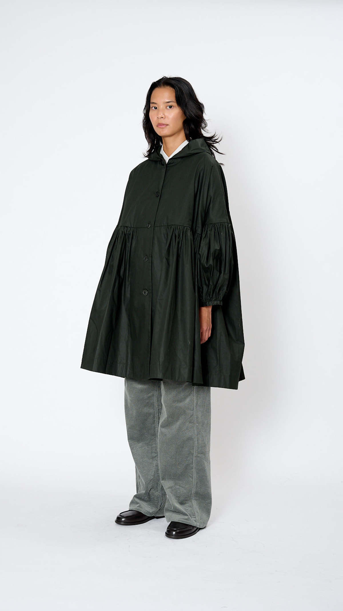 Casey Casey Camelia Parka - Dark Khaki | Garmentory