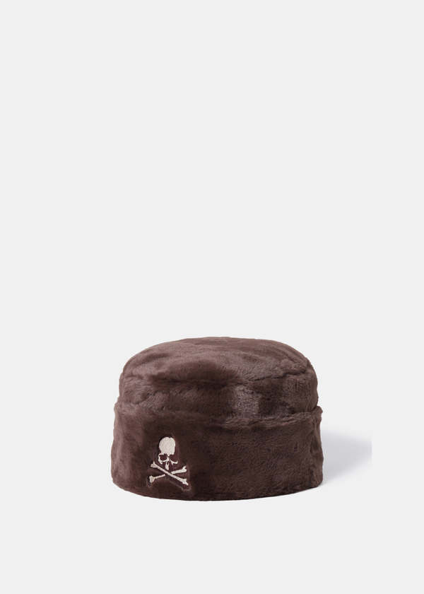 Mastermind World Faux Fur Hat - Brown | Garmentory