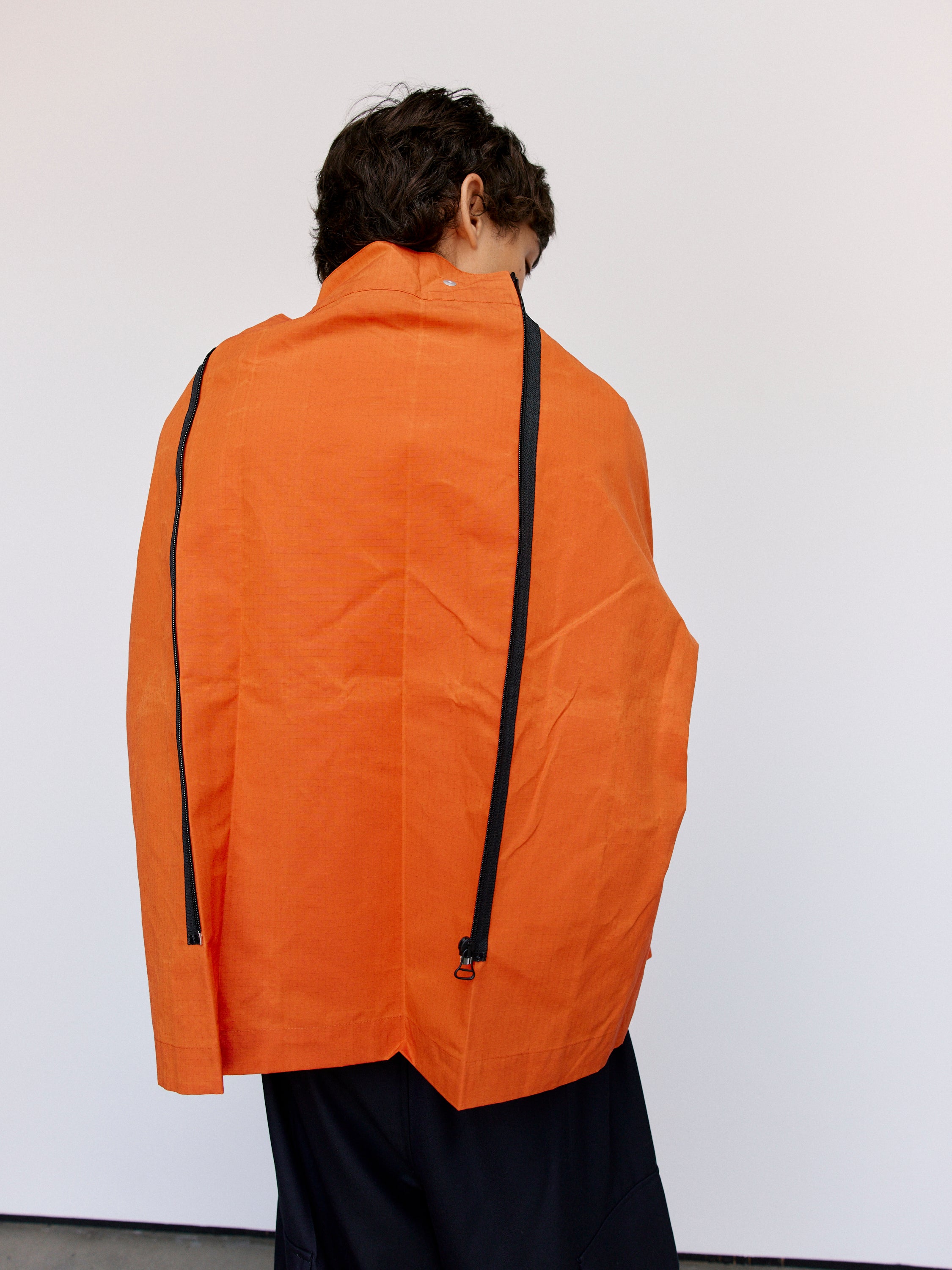 3MAN Cotton Nylon Ripstop Airbag Jacket - Orange | Garmentory