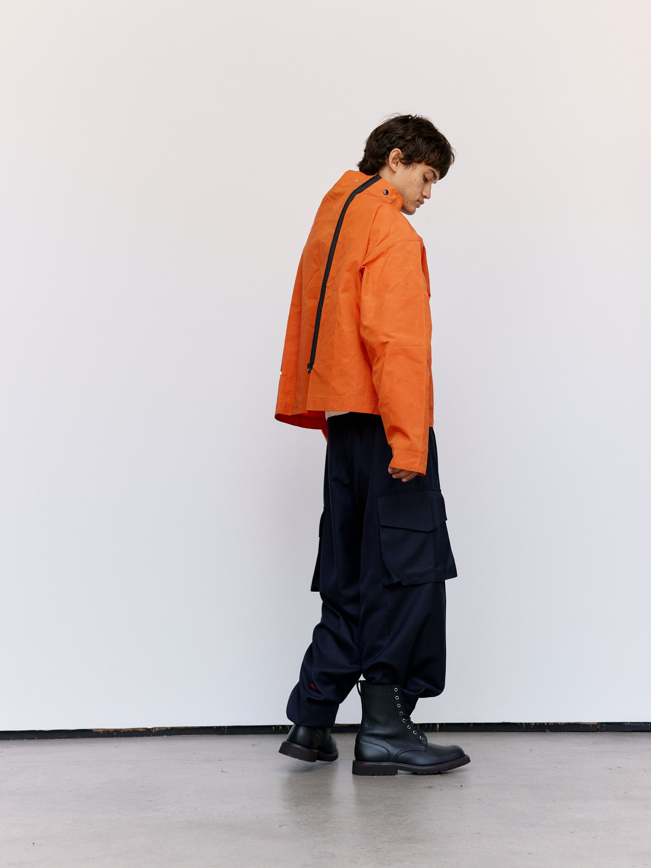 3MAN Cotton Nylon Ripstop Airbag Jacket - Orange | Garmentory