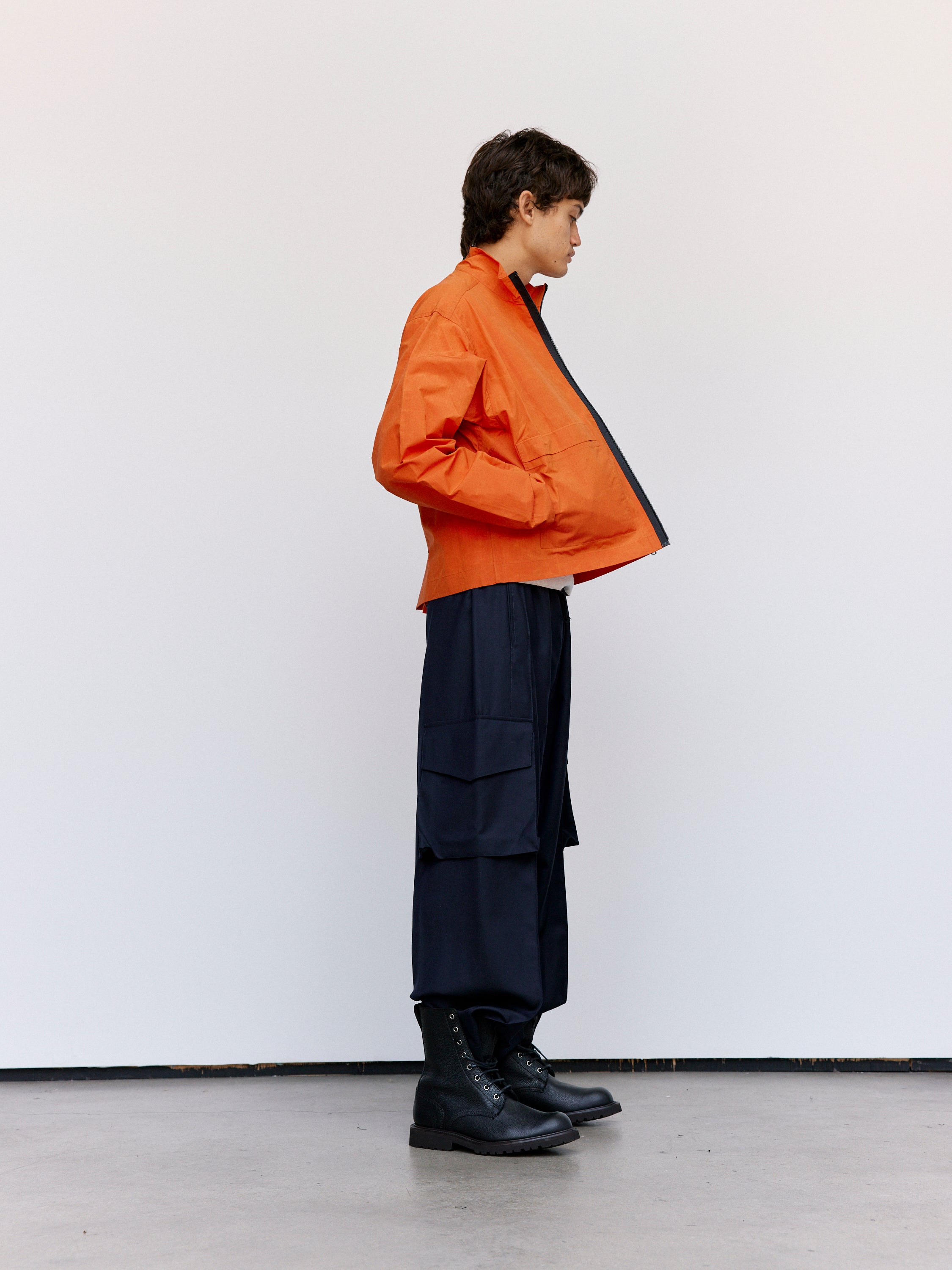3MAN Cotton Nylon Ripstop Airbag Jacket - Orange | Garmentory
