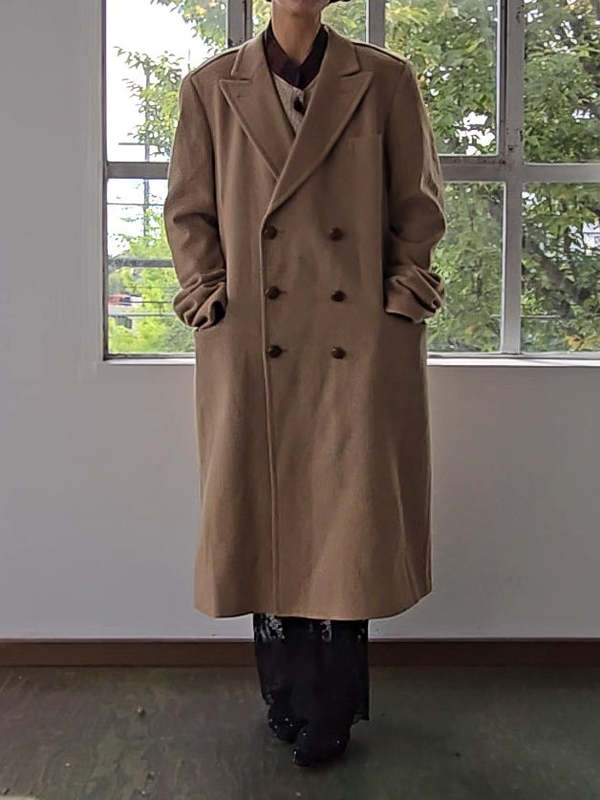 Wool Trench Coat - Sand | Garmentory