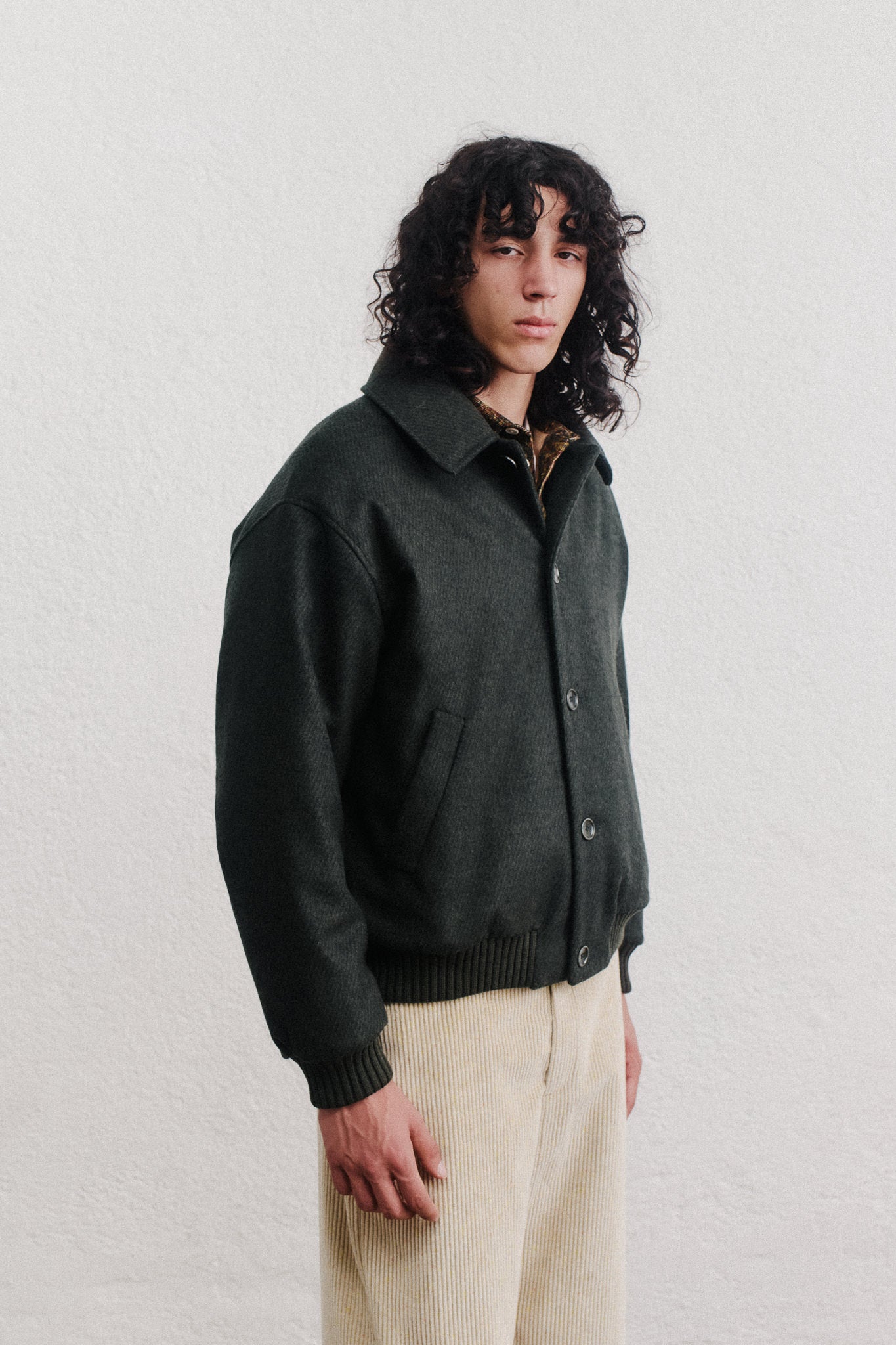 A Kind of Guise Bombon Bomber Jacket - Deep Green | Garmentory