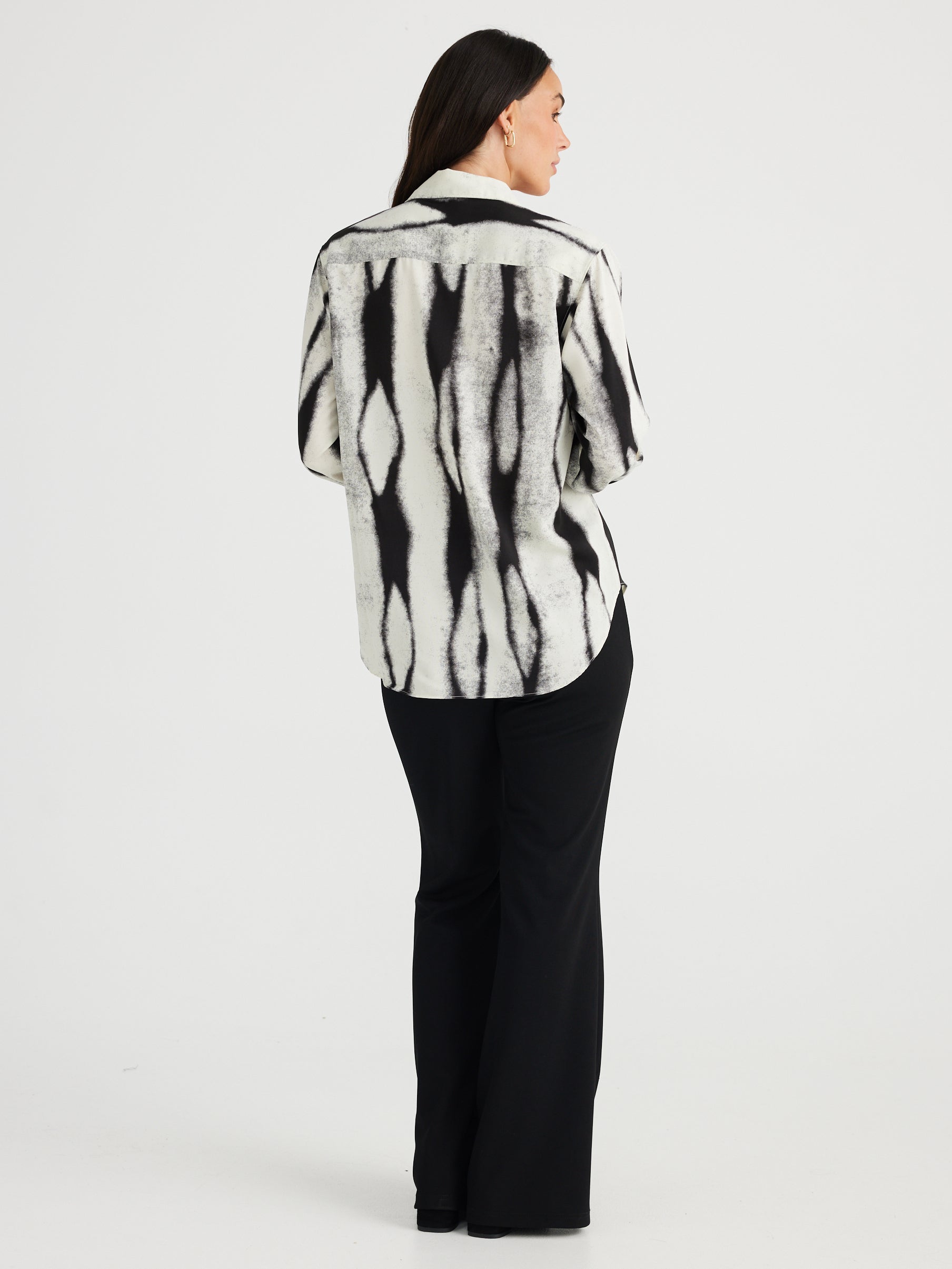brave + true Hunter Shirt - Taipan Black/White | Garmentory