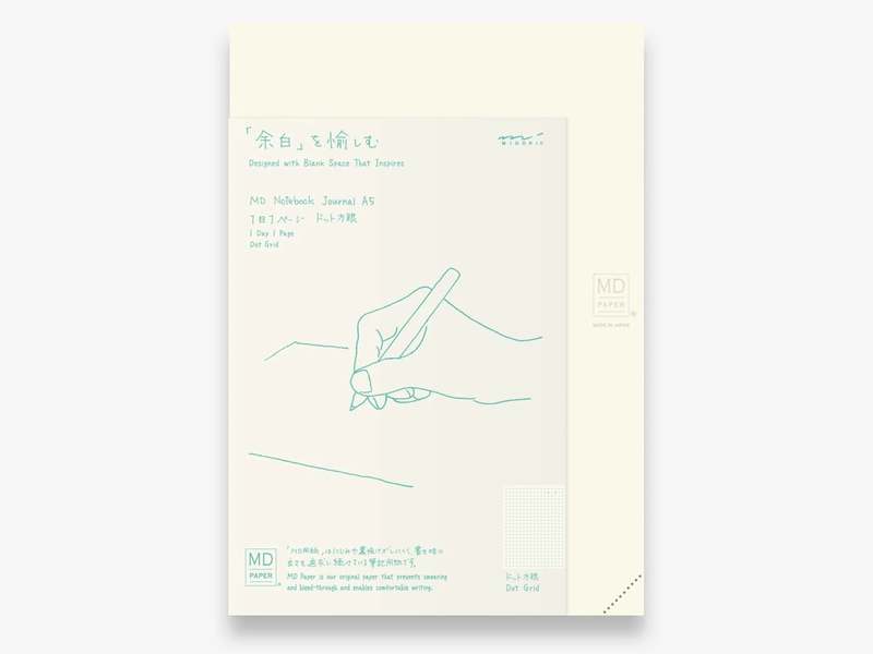 MIDORI MD Notebook Journal Codex 1 Day / 1 Page Notebook | Garmentory