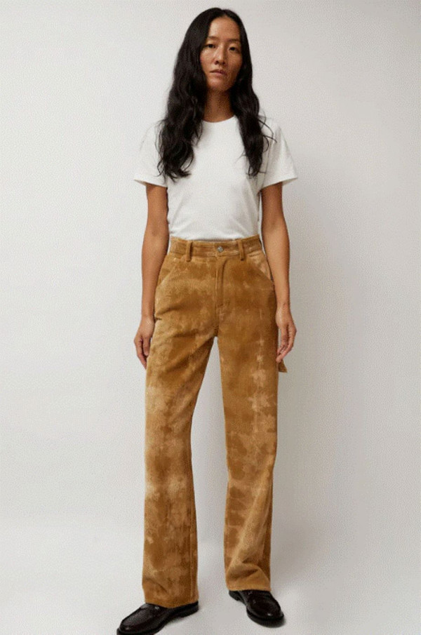 No. 6 Avery Corduroy Jean - Almond Multi | Garmentory