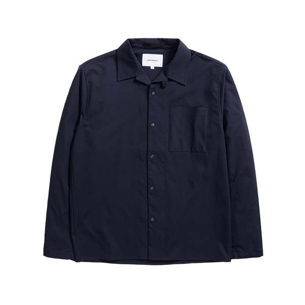 Norse Projects Carsten Solotex Twill LS Shirt - Dark Navy | Garmentory