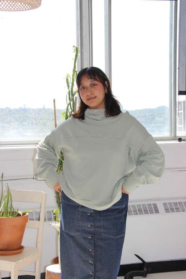 Eve Gravel Cradle Top - Sage | Garmentory