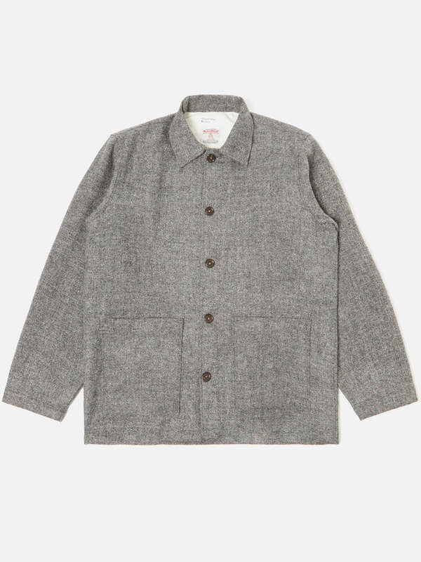 Universal Works Harris Tweed Easy Jacket - Grey | Garmentory