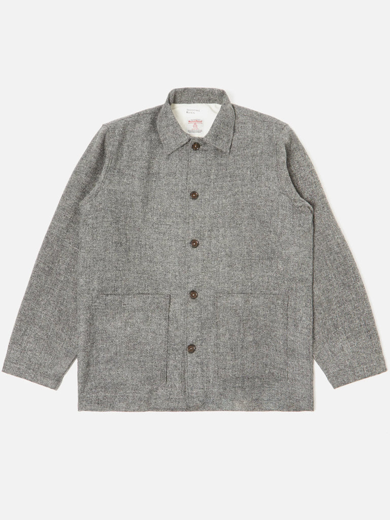Universal Works Harris Tweed Easy Jacket - Grey | Garmentory
